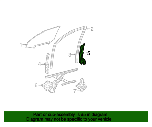 2005-2012 Toyota Avalon Frame 67404-AC031 | Toyota Parts Center