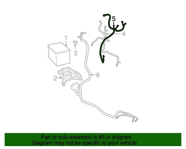 2012-2020 GM Negative Battery Cable 22848162 GM | GMPartsDirect.com