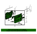 2010-2014 GM Door Trim Panel (Replaces Part Number 22818496) 84127285 ...