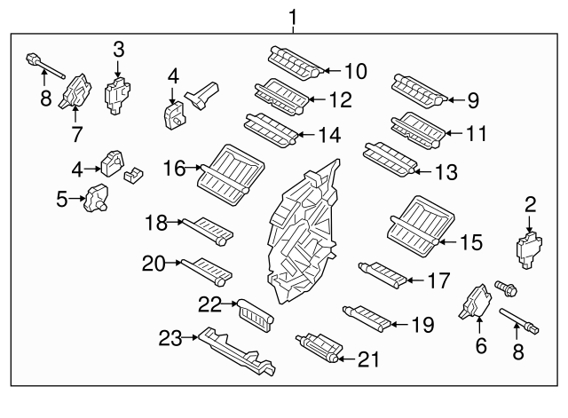 2017-2021 Genesis G90 Actuator Motor Assembly Mode 97154-D2000 | OEM ...
