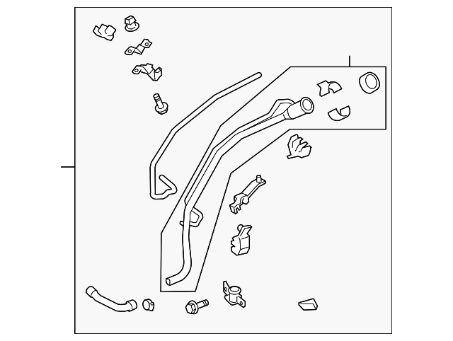 2012-2013 Toyota Filler Pipe 77210-02272 | Toyota Parts Center