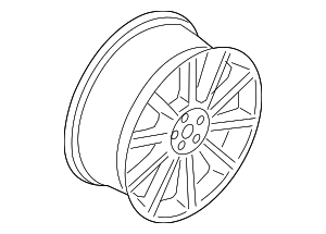 GD9Z-1007-J - Wheel, Alloy 2017-2020 Lincoln Continental | Big 3 Auto Parts