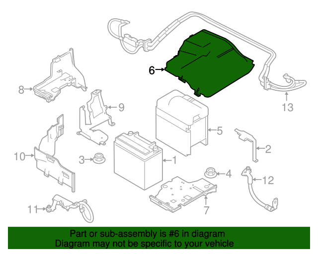 2014-2016 Land Rover LR4 Battery Cover LR066538 | JaguarParts.com