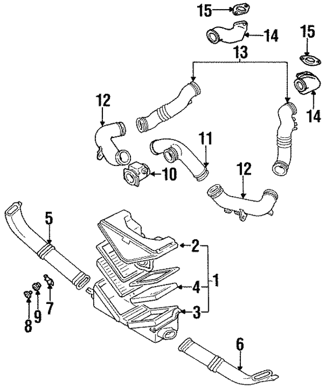 1990-1996 Nissan 300ZX Lower Duct Gasket A4465-40P02 | TascaParts.com