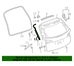 84800899 - Driver Side Liftgate Power Assist Actuator 2018-2024 GM ...