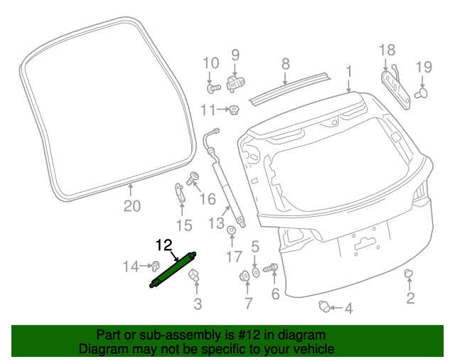 Lift Cylinder - GM (84321803) | GMPartsDirect.com
