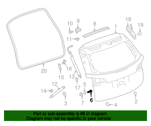 2011-2021 GM OEM NEW 2011-19 GM Buick Chevrolet Rear Bumper Cover ...