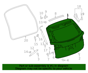 Liftgate 84495003 | TascaParts.com