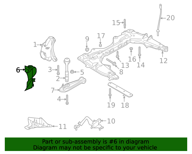 992-407-812-G - Suspension Control Arm Cover 2021-2023 Porsche 911 ...