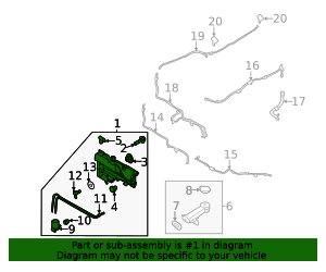 M2DZ-17618-A - Washer Reservoir 2021-2024 Ford Bronco | Big 3 Auto Parts