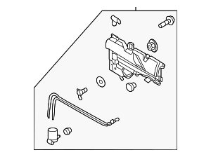 Genuine OEM Ford Part - Reservoir M2DZ-17618-A | Genuine OEM Ford Parts ...