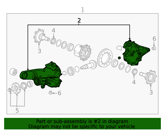 2021-2023 GM Rear Axle Housing 84923542 | QuirkParts