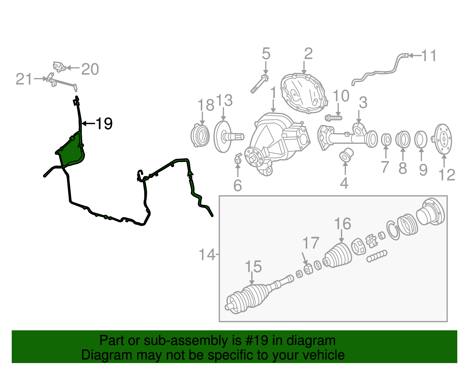 2004-2008 Ford F-150 Vacuum Tube 7L3Z-7A785-A | OEM Parts Online
