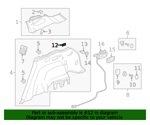 13514047 - Courtesy Lamp 2017-2023 GM | AutoNationParts.com