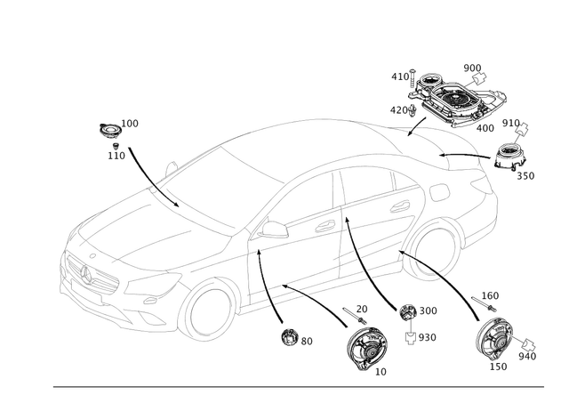 246-820-05-02 - Speaker 2014-2019 Mercedes-Benz | Mercedes-Benz USA Parts