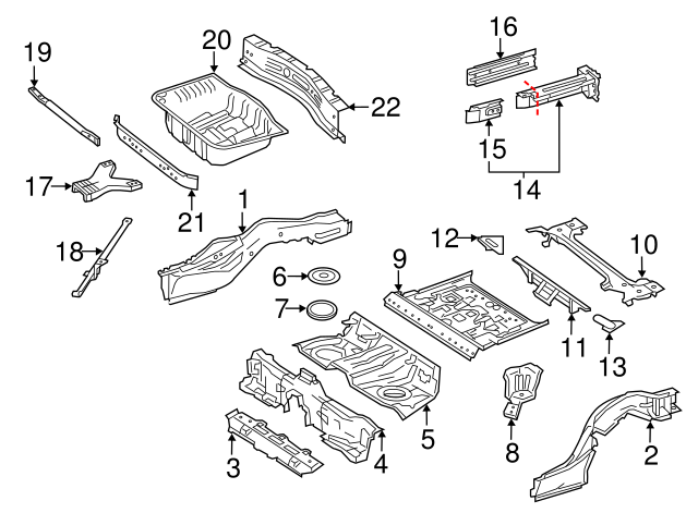 222-524-04-47 - Strut Rod - 2014-2021 Mercedes-Benz | BuyMercedesPartsNow