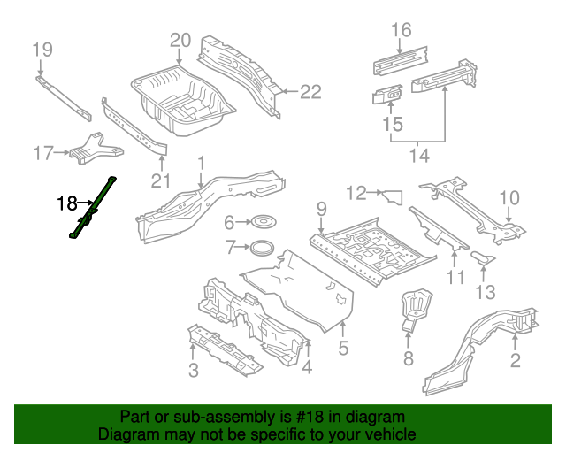 2014-2020 Mercedes-Benz Strut Rod 222-524-12-47 | MB Parts Center