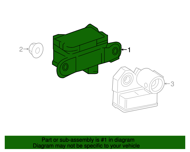 2012-2019 Mercedes-Benz Yaw Rate Sensor 006-542-26-18 | Mercedes Star Parts