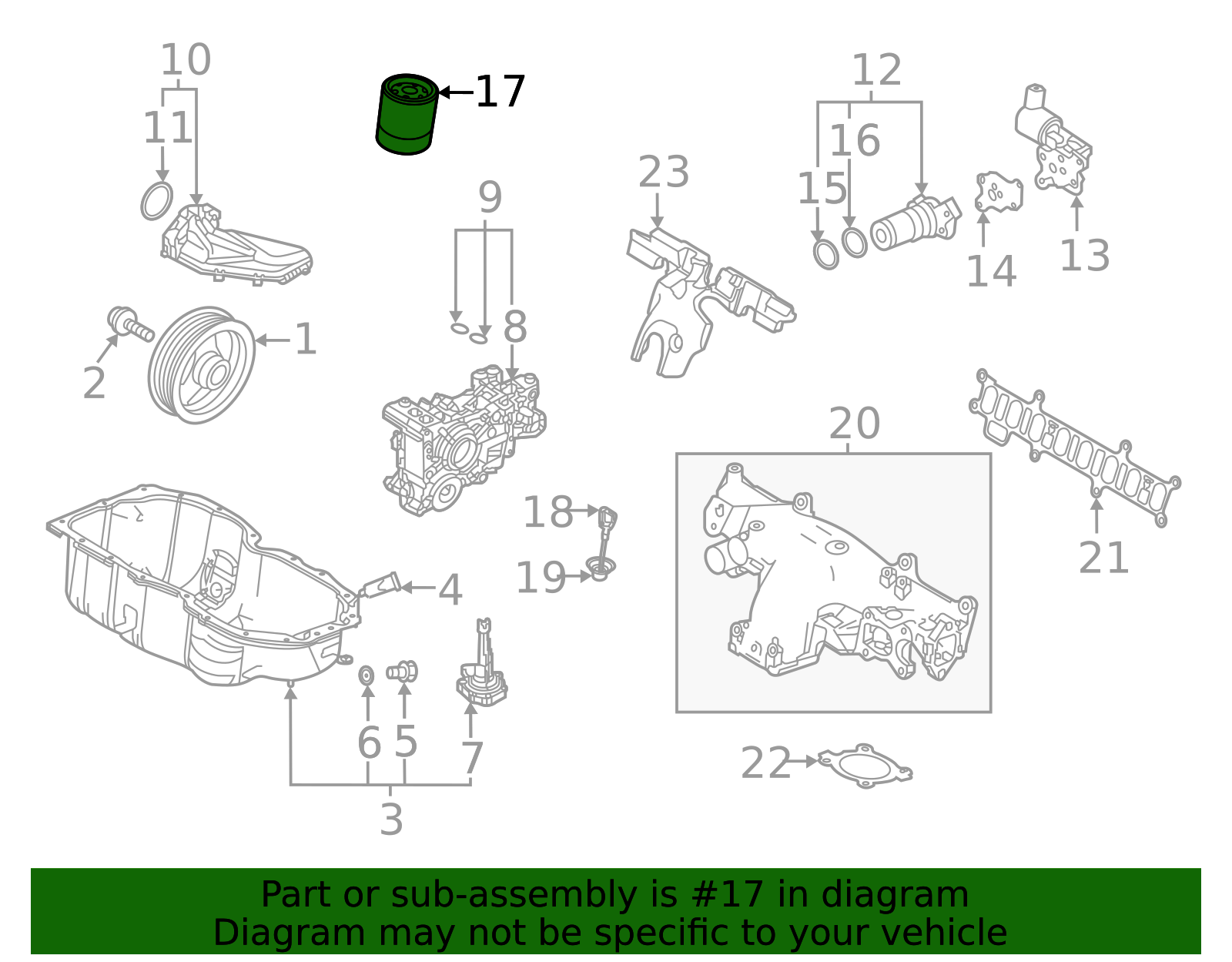 SH01-14-302A - Oil Filter - 2019-2025 Mazda | mazdaswag.com