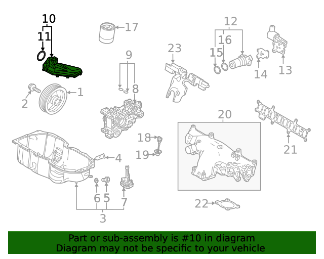 SH01-14-240 - Oil Pick-Up - 2019 Mazda CX-5 | Mazda Swag