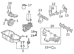 2019-2024 Mazda Oil Filter SH01-14-302A | RealMazdaParts.com