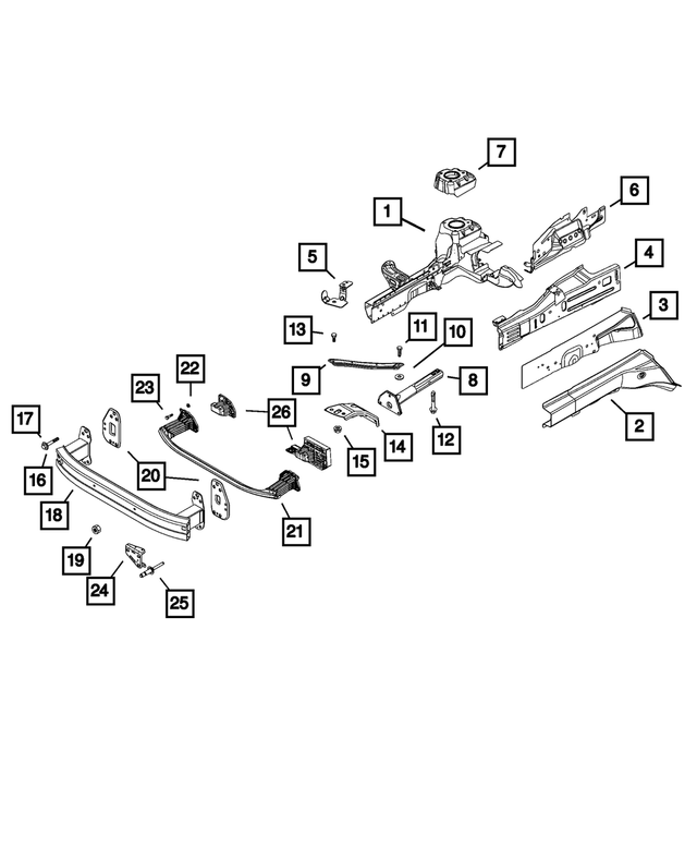2015-2018 Mopar OEM NEW 15-18 Mopar Jeep Renegade Crush Can Front ...