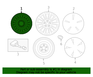 40300WG70P - Wheel, Steel 2011-2024 Mitsubishi | Mitsubishi Direct Parts
