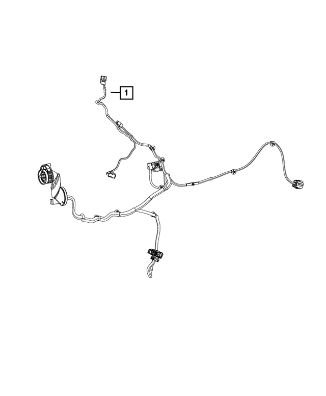 2015-2022 Ram ProMaster City Front Door Wiring, Left 68266414AA | My ...