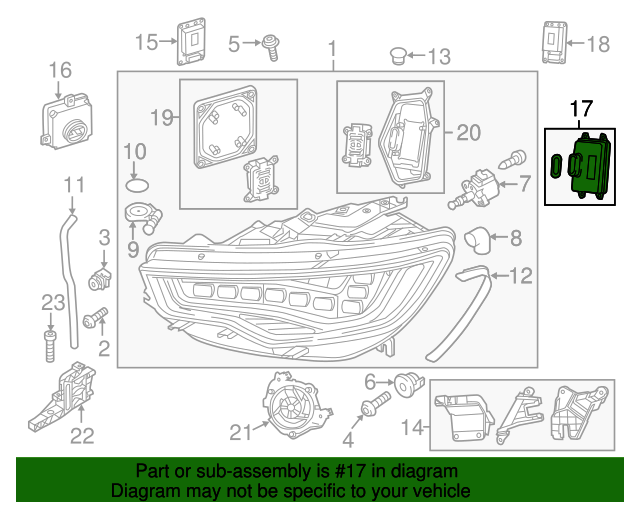 2011-2015 Audi Headlight Control Module 4H0-907-472-B | AutoNationParts.com