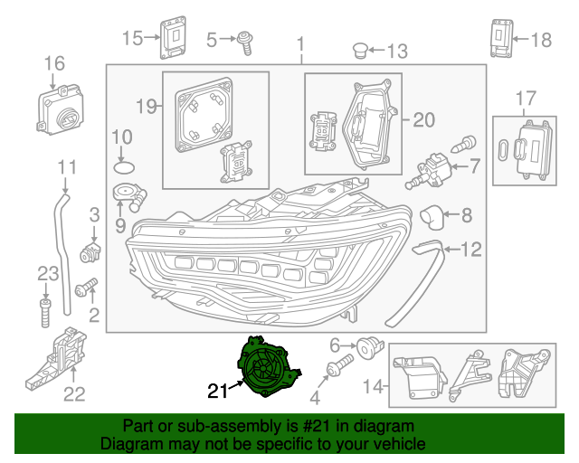 4G0-907-463 - Fan 2012-2015 Audi | Audi OEM Parts