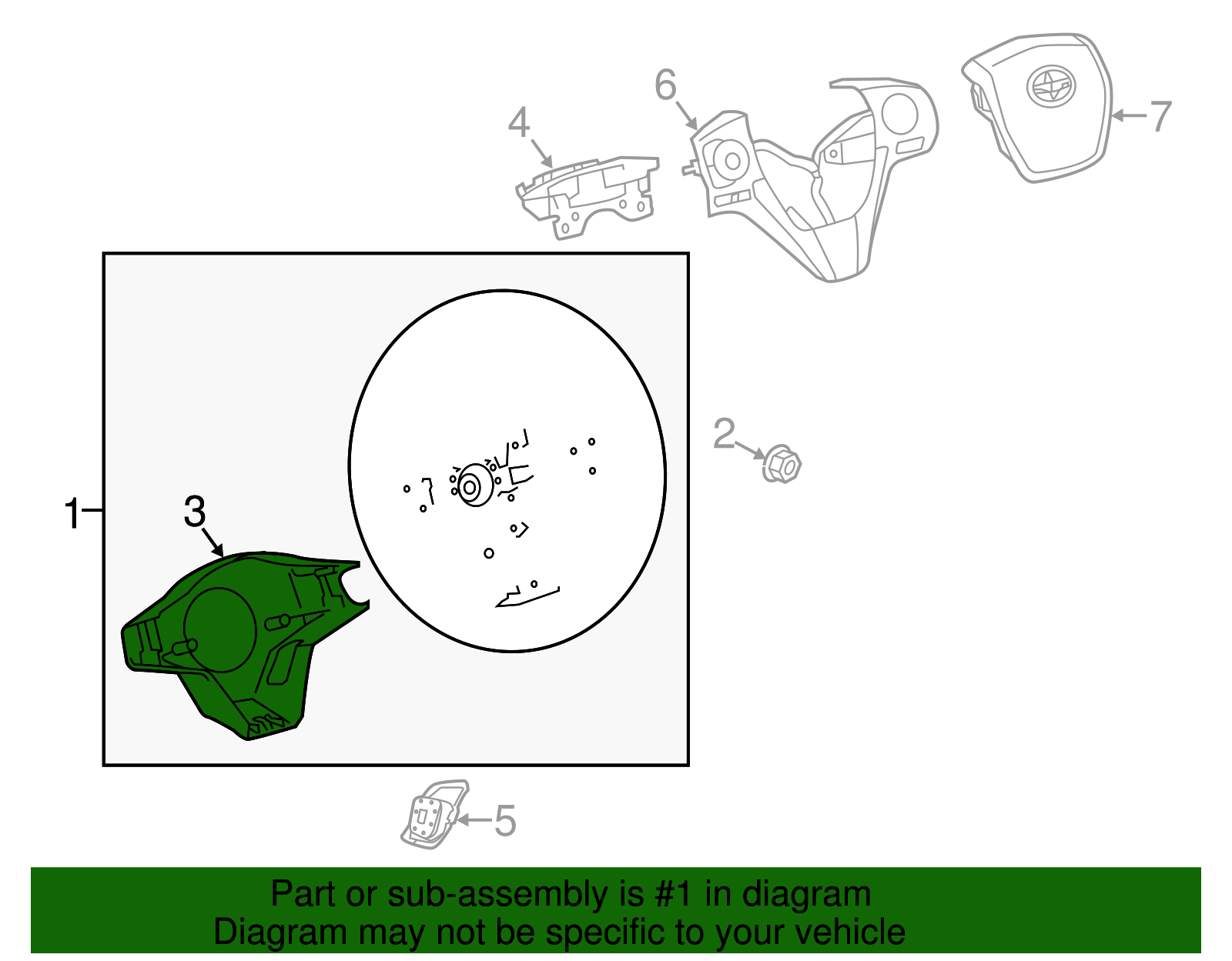 45100-12F60-C0 - Steering Wheel 2016-2018 Toyota | Brantford Toyota