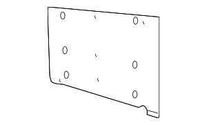 2002-2013 Mopar License Plate Bracket 5288487AC | TascaParts.com