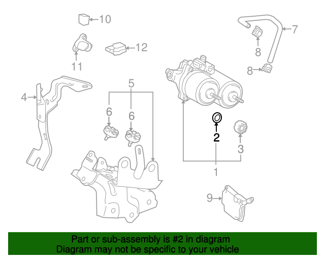 2008-2021 Toyota Actuator Assembly Collar 47962-60090 | OEM Parts Online