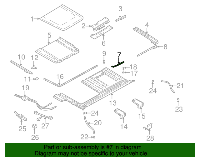 2001-2006 Hyundai Air Deflector Link 81643-39000 | OEM Parts Online