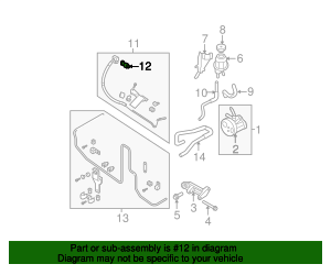 2000-2020 Nissan OEM NEW Power Steering Pressure Sensor for Various ...