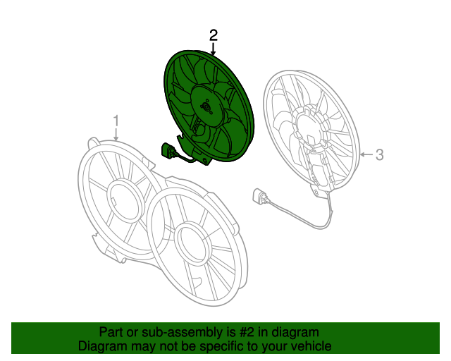 2008-2011 Audi A6 Quattro Fan & Motor 4F0-959-455-J | Audi USA Parts