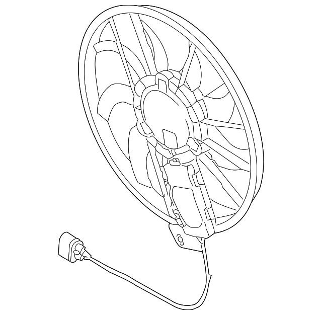 2005-2011 Audi A6 Quattro Fan & Motor 4F0-959-455-L | OEM Parts Online