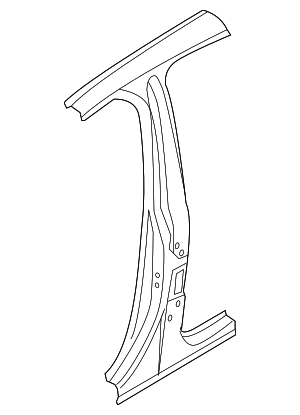 2010-2016 Porsche Panamera Center Pillar 970-503-963-01-GRV | Sunset ...