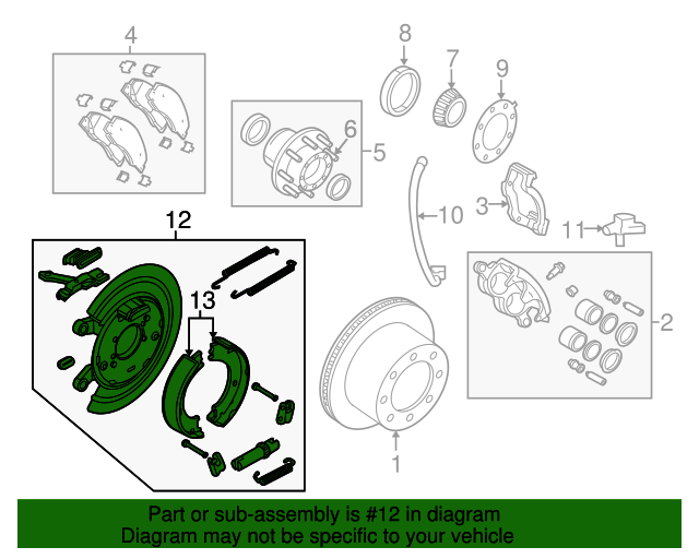2012-2018 Ram Parking Brake 05154281AE | Mopar Parts Canada