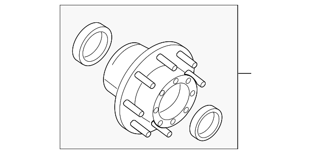 2011-2018 Ram Hub 5154282AA | TascaParts.com