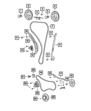 2018-2022 Jeep Timing Chain Guide 4893695AA | Mopar Estores