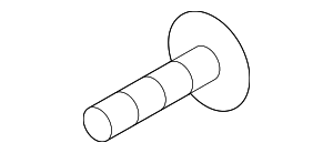 12493-04143 - Lower Center Pillar Trim Screw 2006-2020 Kia | Kia.Parts