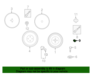 Wheel Nut - Mazda (B002-37-160B) | RealMazda