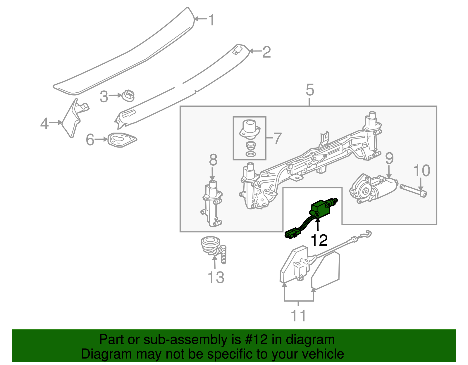 Genuine Porsche 997-624-117-00 |Actuator Cover | FREE Shipping on Most ...