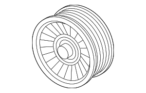 2017-2019 Jaguar Serpentine Idler Pulley C2D35693 | OEM Euro Parts
