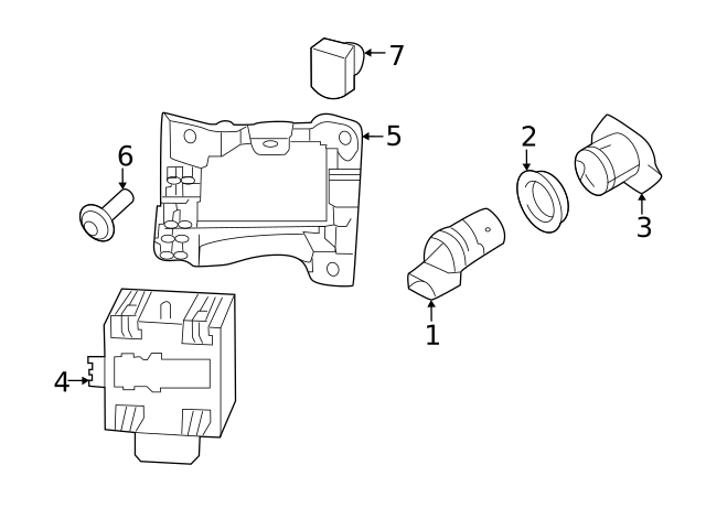 2018-2024 Audi Controller Bracket 8W6-907-176-A | Flow Audi Parts Direct