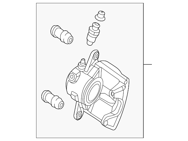 204-421-38-81 - Caliper 2010-2017 Mercedes-Benz | MB Parts Express