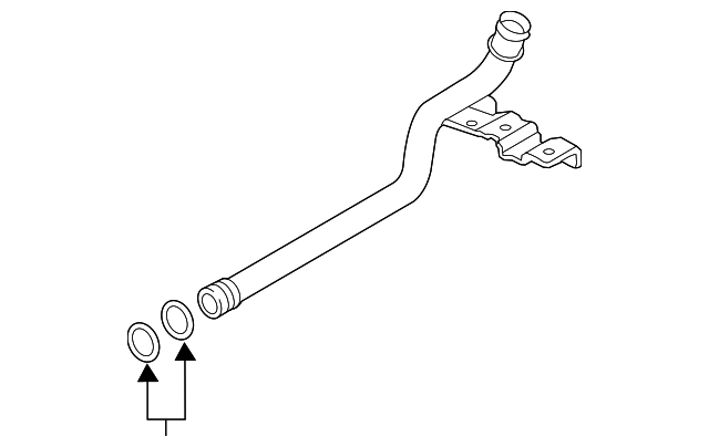 Genuine Porsche Pipe for 2014-2018 Porsche | OEM Part# 946-106-069-60 ...