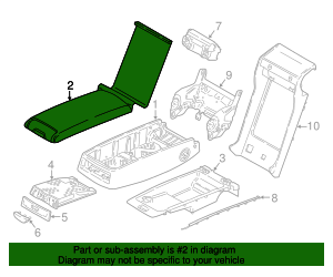 52-20-7-440-497 - Armrest Cover - 2016-2022 BMW | BMW Parts Exchange