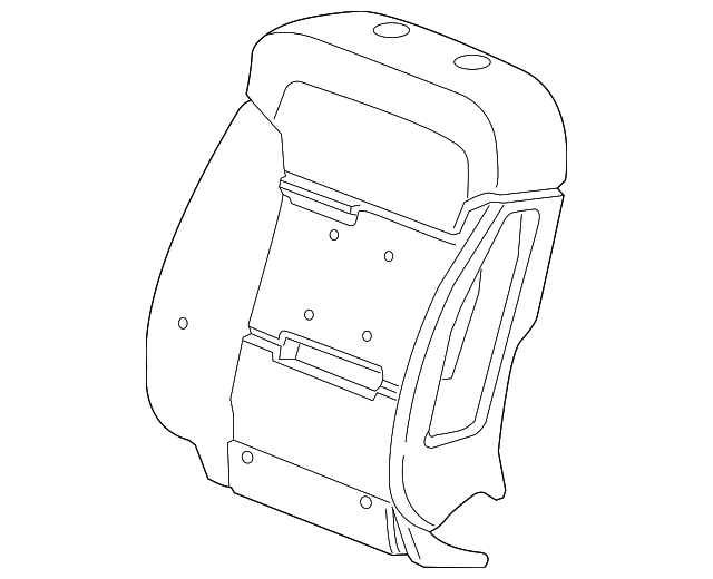 2018-2020 GM Driver Seat Back Pad 84381559 GM | GMPartsDirect.com